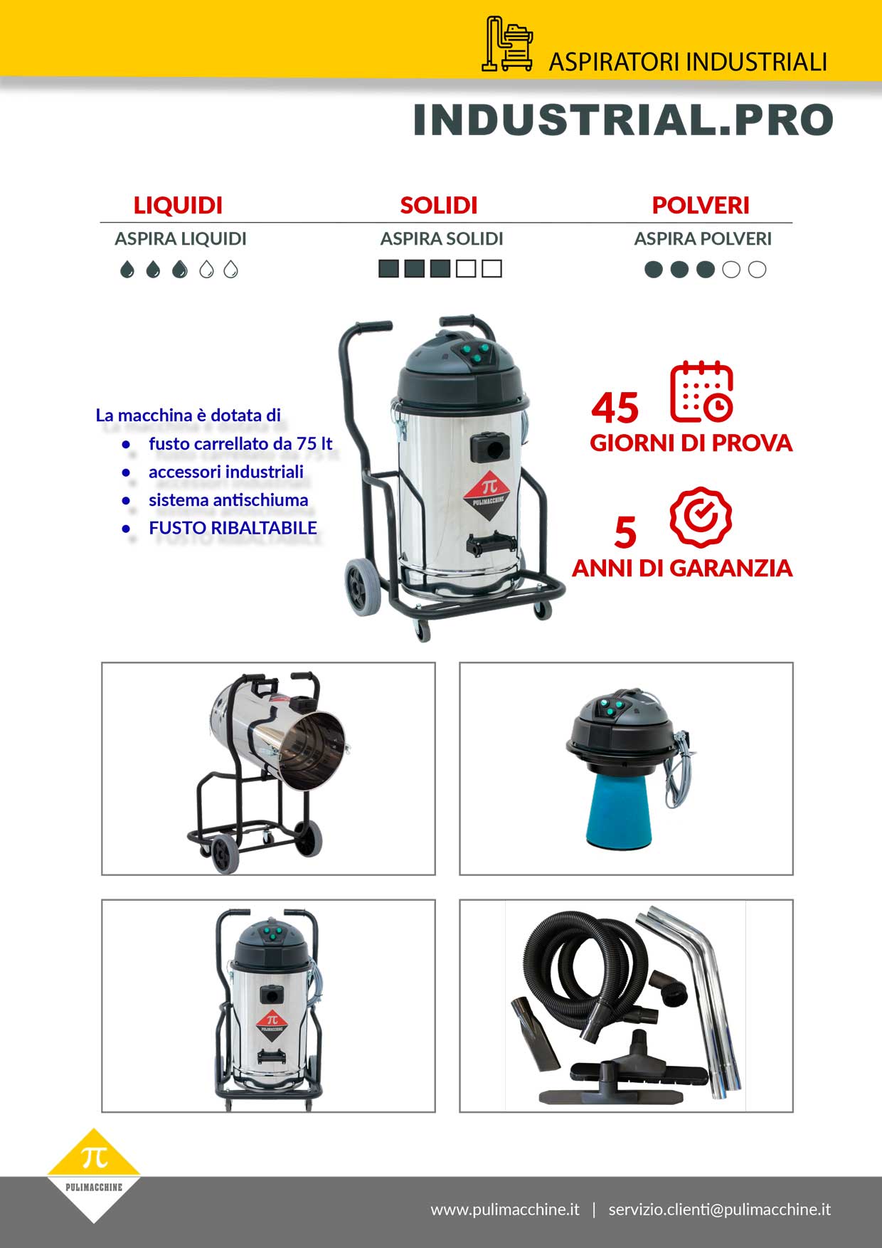 3M INOX 75B - Aspiratori Industriali